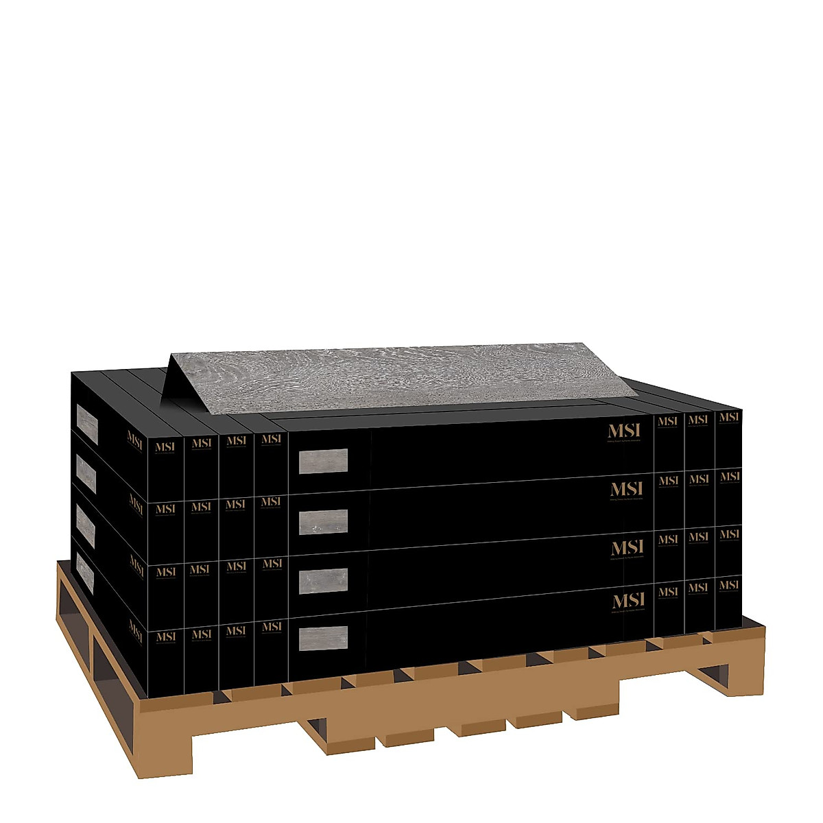 MSI Katalina 6 inch x 48 inch Glue Down Luxury Vinyl Plank Flooring for Pro and DIY Installation 2MM Thick and 6MIL Wear Layer, 36 Sq.ft per Box