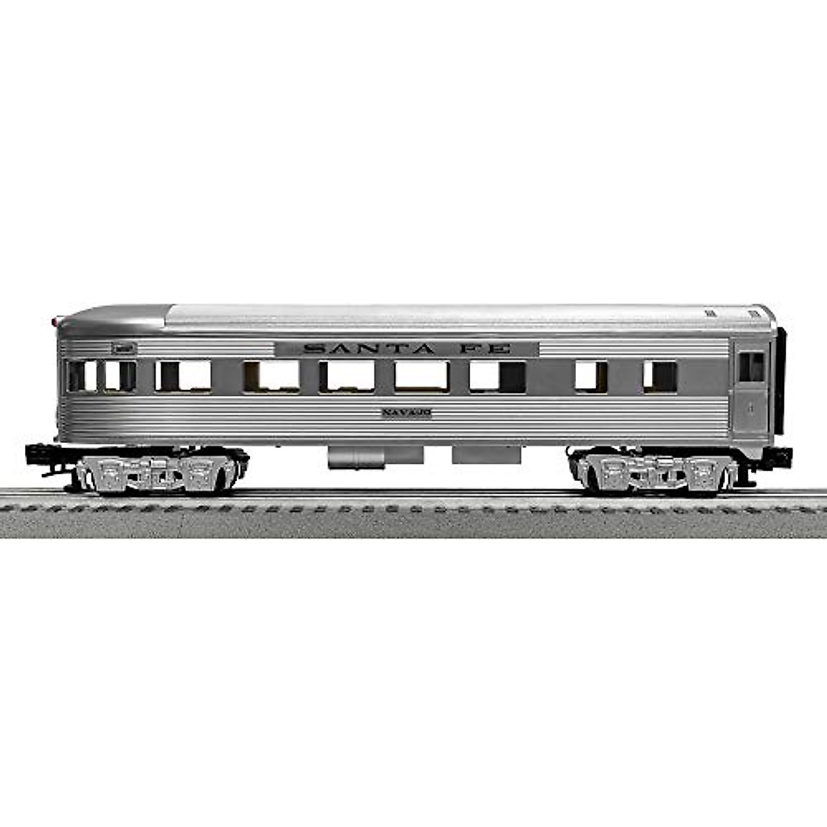 Lionel Santa Fe Super Chief LionChief Set with Bluetooth Capability, Electric O Gauge Model Train Set with Remote