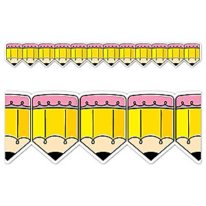 CTP Doodle Pencils EZ Border for Classroom Bulletin Board Border for Classroom (Creative Teaching Press 10673)
