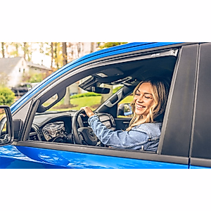 Auto Ventshade [AVS] In-Channel Ventvisor / Rain Guards | Fits 2009 - 2019 Ford Flex- Smoke, 4 pcs. | 194079