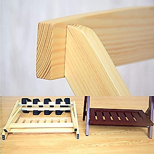 beeyuk Double Luggage Rack with Shoe Rack, Luggage Rack for Bedroom, Guest Room, Hotel (Color : White)