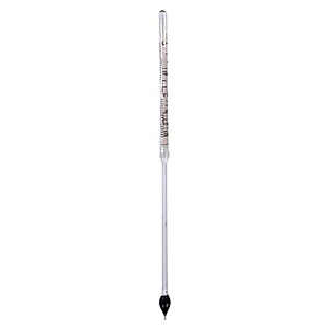 Heavy Liquids Hydrometers: 1.0-2.0 In 0.01 Divisions, Overall Length 30 cm