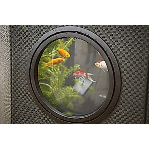 Pennington Aquagarden, Complete Raised Window Pond Kit - Octagon, Water Feature Pool, Includes Inpond 5 in 1 300 Pond & Water Pump with UV Clarifier, 106 Gallon Decking Pond, Three Fountain Displays,