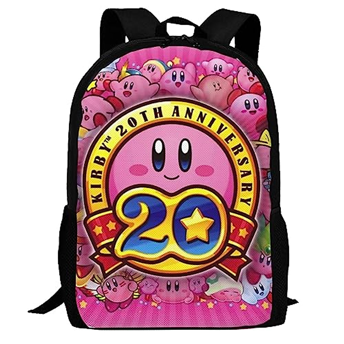 CUTEK Anime Gaming Backpack Cute Large Capacity Sports Daypack Lightweight Travel Shoulders Bag Travel Bags For Kir-By Fans