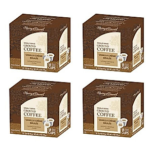 Harry & David Coffee in Single Serve Cups, 4/18 ct boxes (72 Count) (Vanilla Creme Brulee)