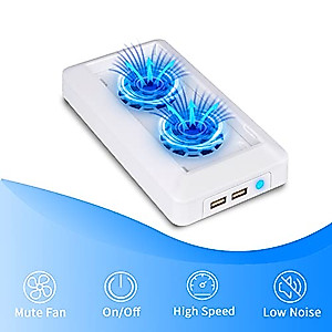 Console Cooling Fan Compatible for Xbox Series S USB External Cooler Turbo Temperature Control Fan Console Cooling System for Xbox Series S [Xbox_Series_x]…