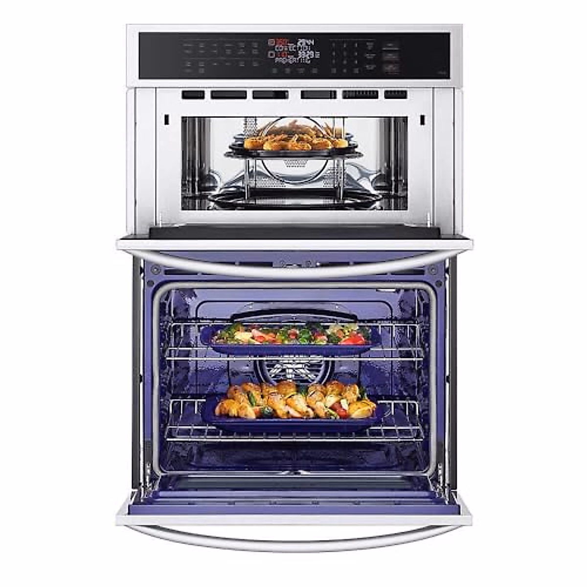 LG WCEP6423F 30 Inch Smart 6.4 cu. ft. Total Capacity Electric Combination Double Wall Oven with Wi-Fi
