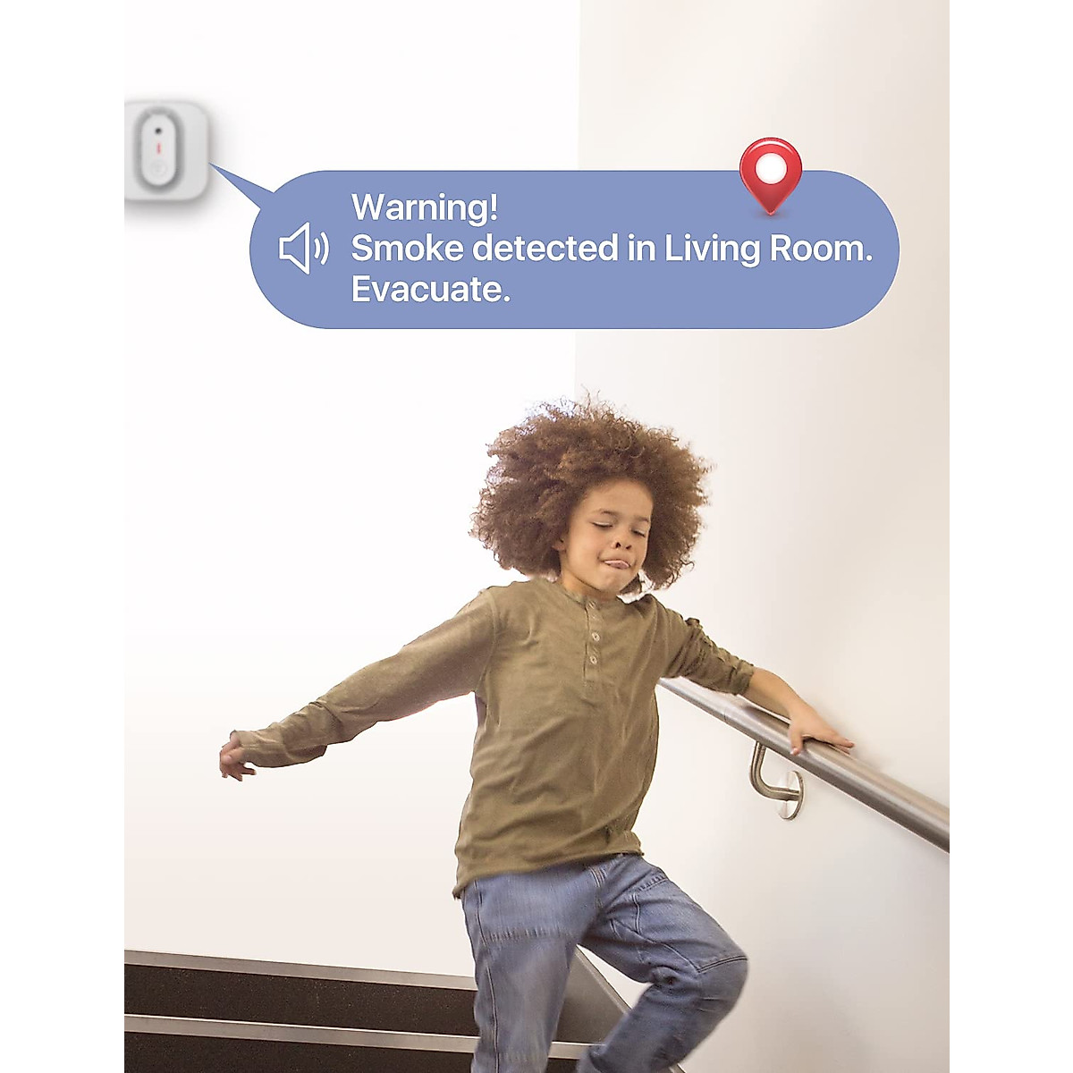 X-Sense Battery Powered Combination Smoke and Carbon Monoxide Detector with Voice Location, Wireless Interconnected Smoke Detector Carbon Monoxide Detector Combo, Model XP02-WR, 6-Pack