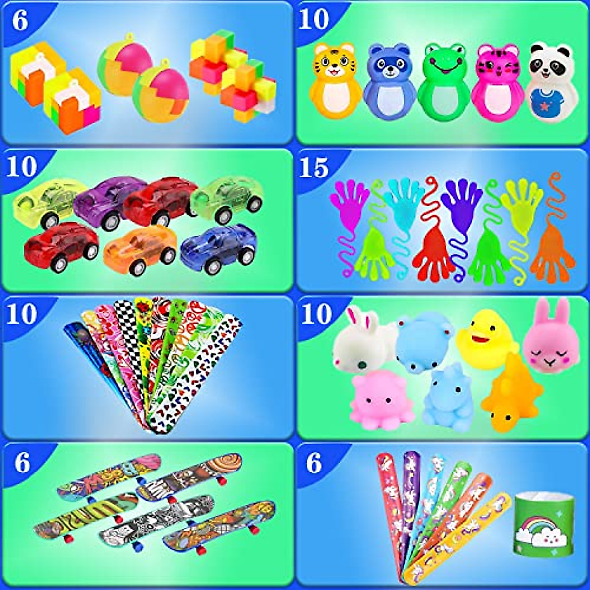 148 Pcs Party Favors for Kids 4-8-12 Assortment Toy,Treasure Box Toys for Classroom Prizes Reward,Carnival Prizes,Goodie Bags Stuffers Pinata Fillers,Stocking Stuffers for Boys and Girls