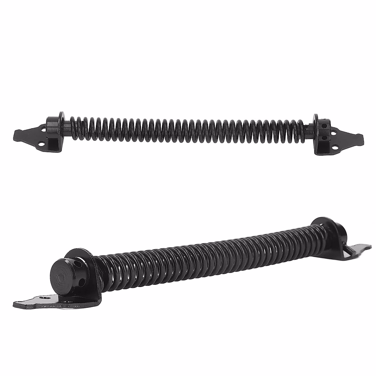 Self Closing Gate Door Spring Wooden Box Fence Door Outdoor Hinge Villa Yard Spring Room Black Hardware Closure