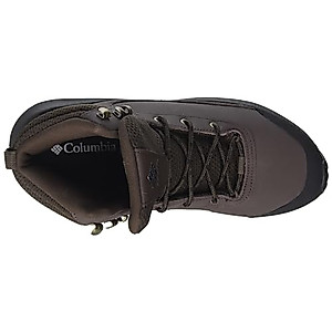 Columbia Men's Trailstorm Peak Mid Hiking Shoe, Cordovan/Black, 9