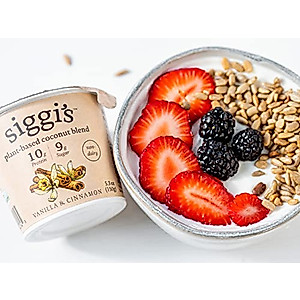 Siggis, High Protein Plant Based Blend Oz, Vanilla Cinnamon, 5.3 Ounce