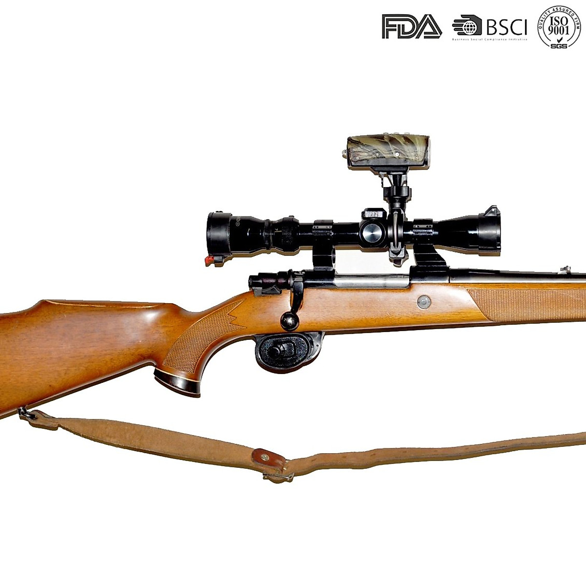 OhO 32GB Gun Camera,1080P HD Hunting Camcorder Recording up to 3 Hours,Action Camera IP66 Waterproof and Torch Feature