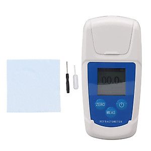 0?55% Digital Brix Refractometer High Accuracy Brix Tester Meter for Fruit Beverage Drinks Sugar Content Measuring