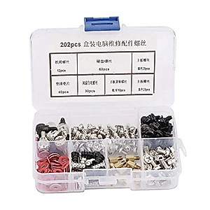 TYFZ Screw PCB Motherboard Spacing Screws & Insulating Gaskets Assortment Kit DIY PC Computer Repairing Accessories Easy to Install