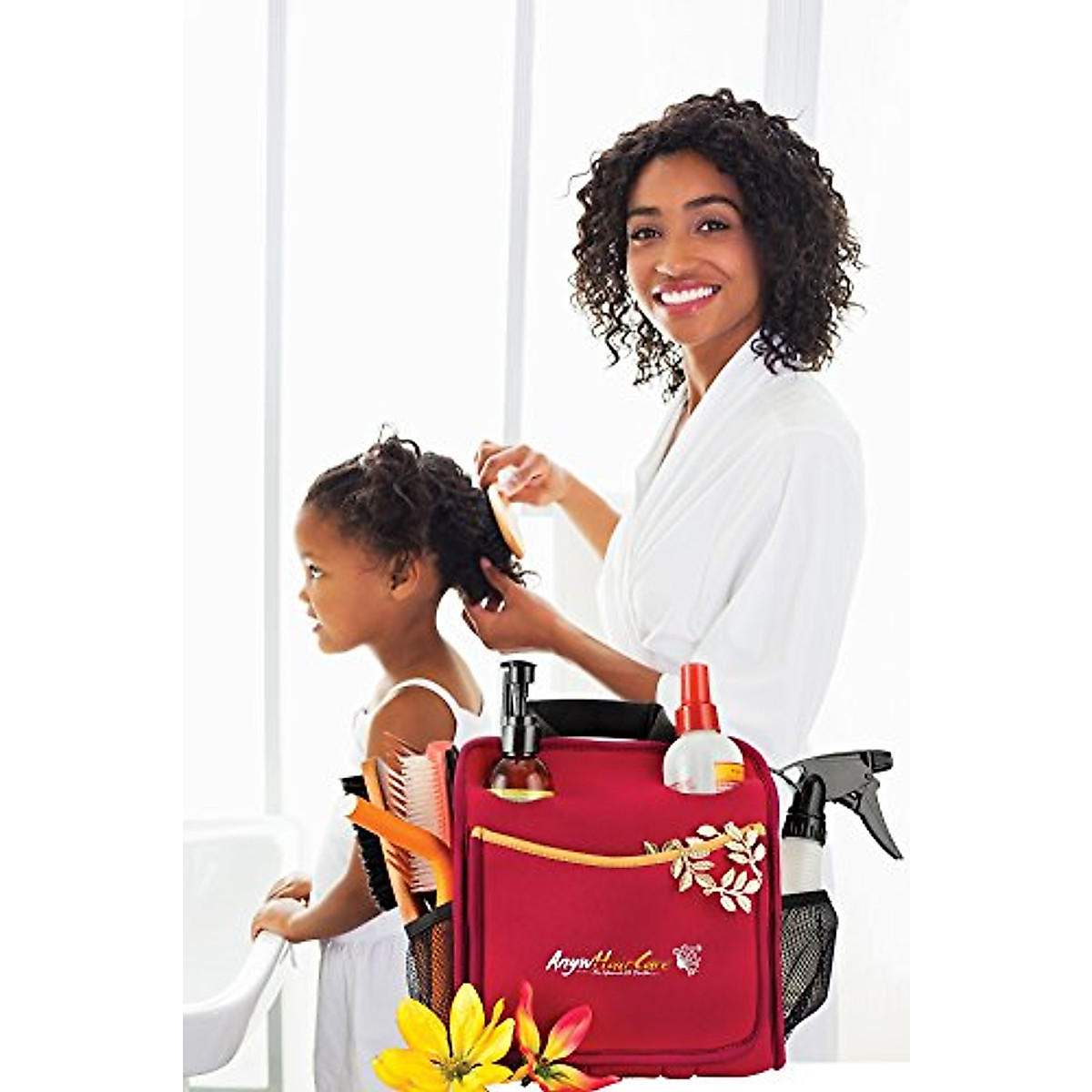 Liphontcta Organizer Bag for Hair Care and Bathroom Accessories | Holder Tool and Storage Caddy for Dorms, Hair Salon and Accessories