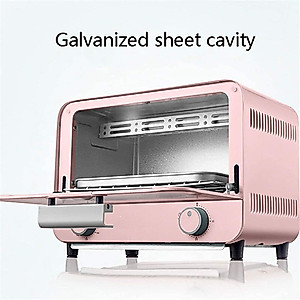 9L Mini Oven,Adjustable Temperature 60-230 ℃ and 30 Minutes Timer Multifunctional Home Baking Oven Baking Cake Convection Countertop Toaster Oven (Blue) (Blue)