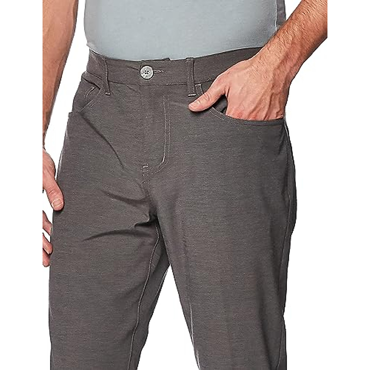 Callaway Men's EverPlay 5-Pocket Golf Pant (Waist Size 30-56 Big & Tall), Dark Grey Heather, 30W x 30L