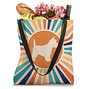 West Highland White Terrier Wesit Sun Groovy Dog Mom Dad 70' Tote Bag