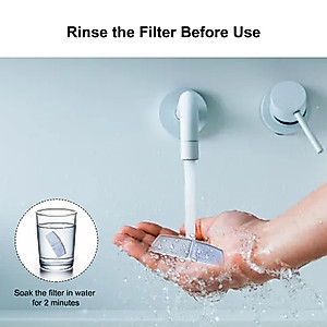 HTRainPets 6-Piece Pet Water Fountain Replacement Filters Set for 88oz/2.6L Automatic Pet Fountain Cat Water Fountain Dog Water Dispenser