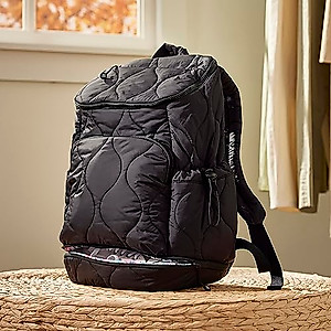 Vera Bradley Featherweight Commuter Backpack Travel Bag, Black