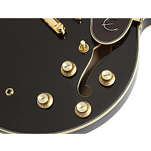 Epiphone Sheraton II PRO Gold Hardware, Ebony