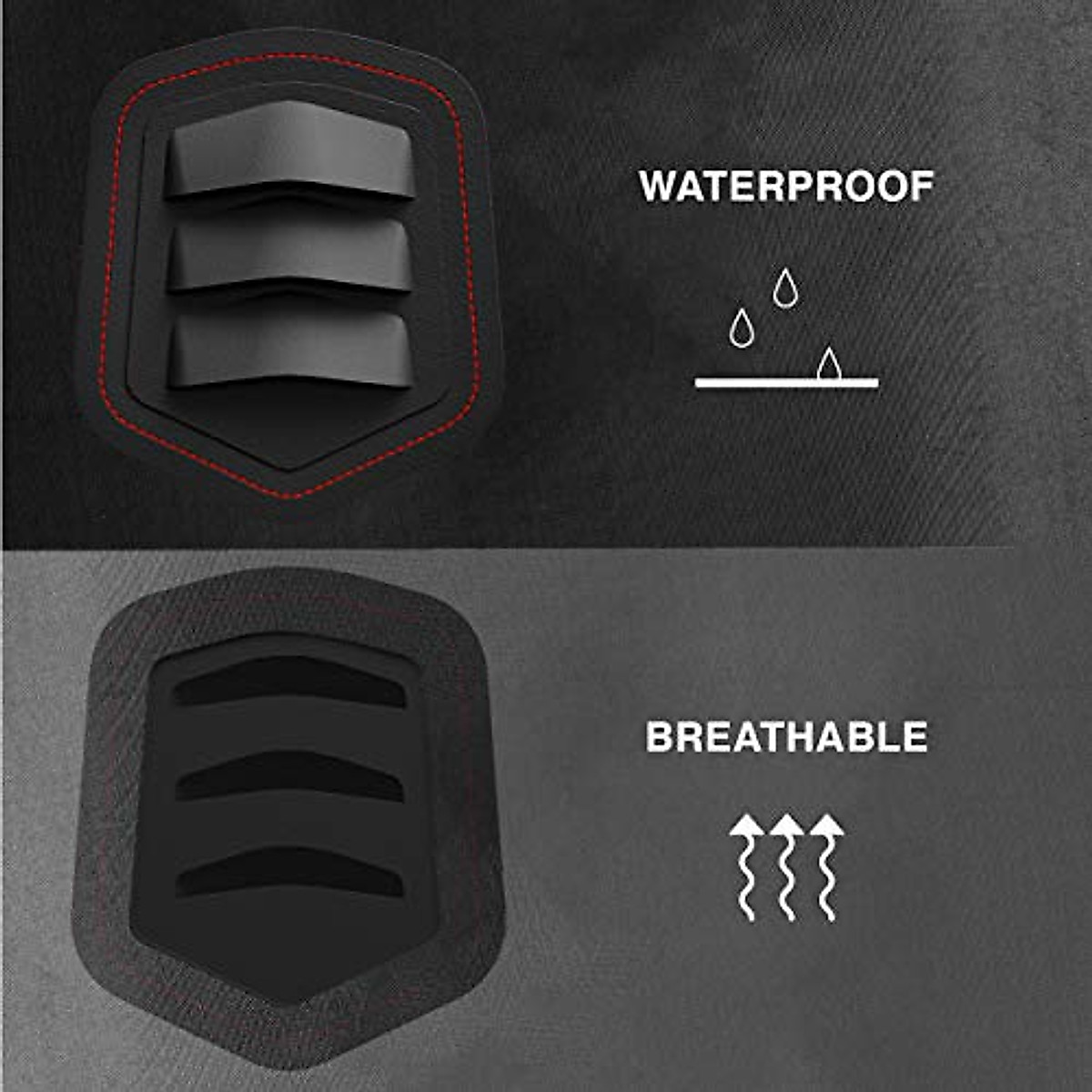 Oneness Grill Cover Gas Smoker BBQ Patio Weatherproof Sturdy Durable Grill Griddle Accessories with Upgrade Air Vent Black 64in