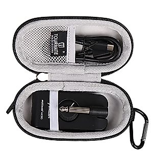 Tourmate Hard Case Compatible with Fender Mustang Micro Headphone Amp and Charging Cable