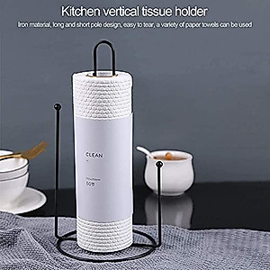 Kitchen Paper Roll Holder Paper Towel Rack Dining Table Kitchen Paper Roll Holder Vertical Paper Towel Storage Rack