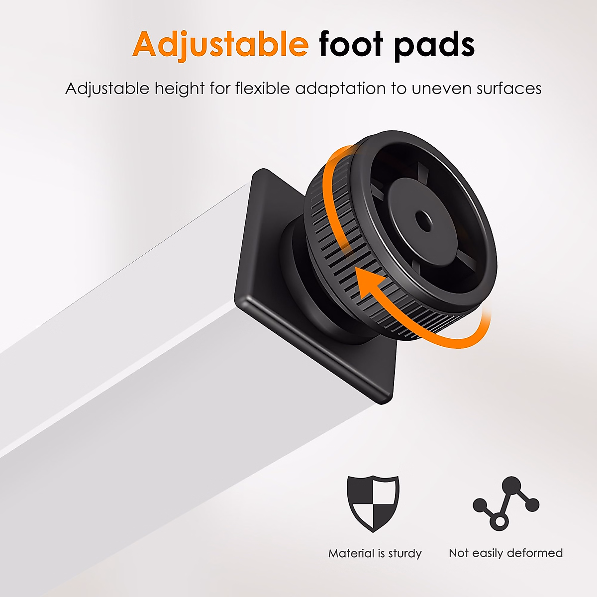 DlandHome 63 inches X-Large Computer Desk, Composite Wood Board, Decent and Steady Home Office Desk/Workstation/Table, BS1-160TW Teak and White Legs, 1 Pack