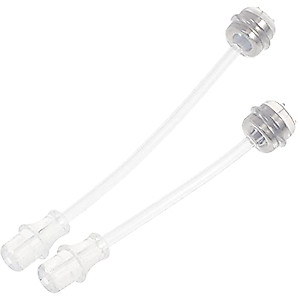 Healifty 2Pcs Baby Bottle Straws Weighted Straw Sippy Cup Straws Replacement for Nursery Bottle Baby Water Cup (Transparent)