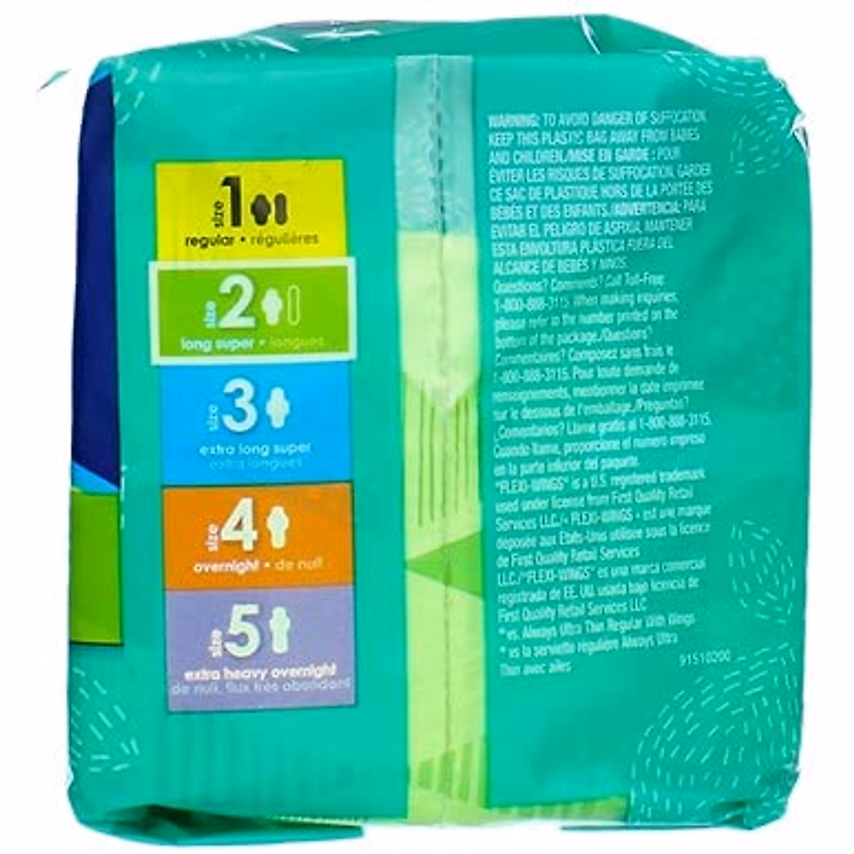 Always Pads Size 2 Ultra Thin 16 Count Long Super (2 Pack)