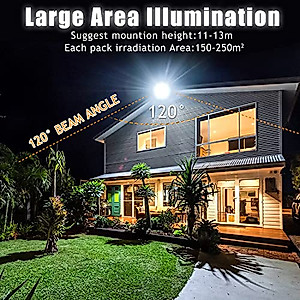 SERWING Led Flood Light 200W Outdoor Lights, 23,000LM Super Bright with 5000K Daylight, IP66 Waterproof LED Flood Lights Outdoor for Garden, Yard, Playground, Basketball Court(1 Pack)