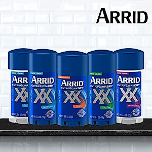 Arrid XX Extra Extra Dry Clear Gel Antiperspirant Deodorant, Morning Clean , 2.6 Oz, Pack of 6