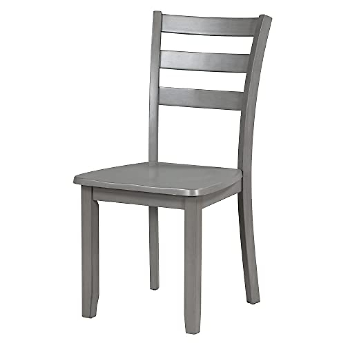 NCKMYB 5 Piece Dining Set, Rectangular Dining Table with 2 Chairs and 2 Benches, Rustic Wooden Dining Set for Kitchen Dining Room Restaurant (Grey)