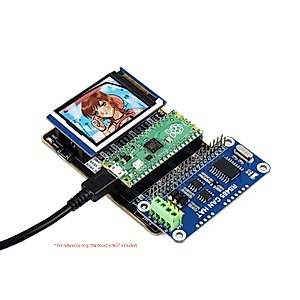 Waveshare GPIO Expander for Raspberry Pi Pico 1x Raspberry Pi Standard 40PIN 1x Pico 2×20PIN Header