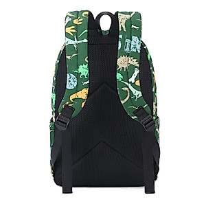 Acmebon Cute Dinosaur Children School Backpack for Boy and Girl Green