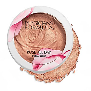 Physicians Formula Rosé All Day Highlighter Blush Face Powder, Pink Petal Glow, Dermatologist Tested, Clinicially Tested
