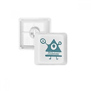 DIYthinker Universe and Alien Cyclops Alien Creature Keycap Mechanical Keyboard PBT Gaming Upgrade Kit