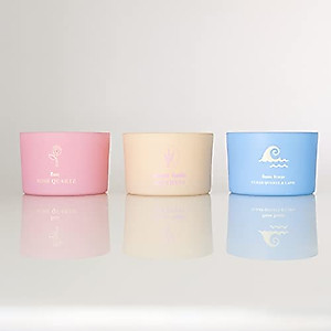 Zen Candle Set 3 Pack Soy Candle Set with Healing Crystals and Flowers Gift for Birthday, Anniversary, Mother's Day and Many More Occasions