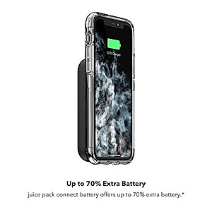 mophie Juice Pack Connect Compact - containing a Portable 5,000mAh Battery with Dual Purpose Stand - Made for Qi-Enabled Smartphones - Black