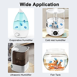 puxyblue 6-Pack Humidifier Tank Cleaner Blue Small Submarine, Fit for Most Humidifiers and Fish Tanks, Purifies Water, Prevents Hard Water Build Up, Eliminates White Dust and Odours