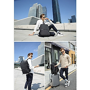 Travel Laptop Backpack 35L Flight Approved Carry On Weekender Bag Backpack expandable with USB Charging Port Smart Organized