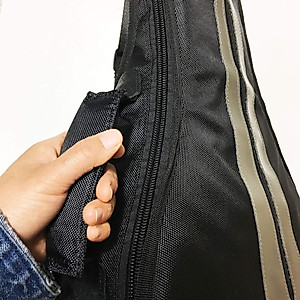 MoonEmbassy Banjo Gig Bag 600D Water-resistant Oxford Cloth Backpack Strap with 12mm Cotton Padded Banjo Case