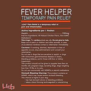 Licks Pill Free Dog Pain Relief - Inflammation Supplement - Pain Relief Supplement for Dogs - Dog Health Supplies - Gel Packets - 30 Use