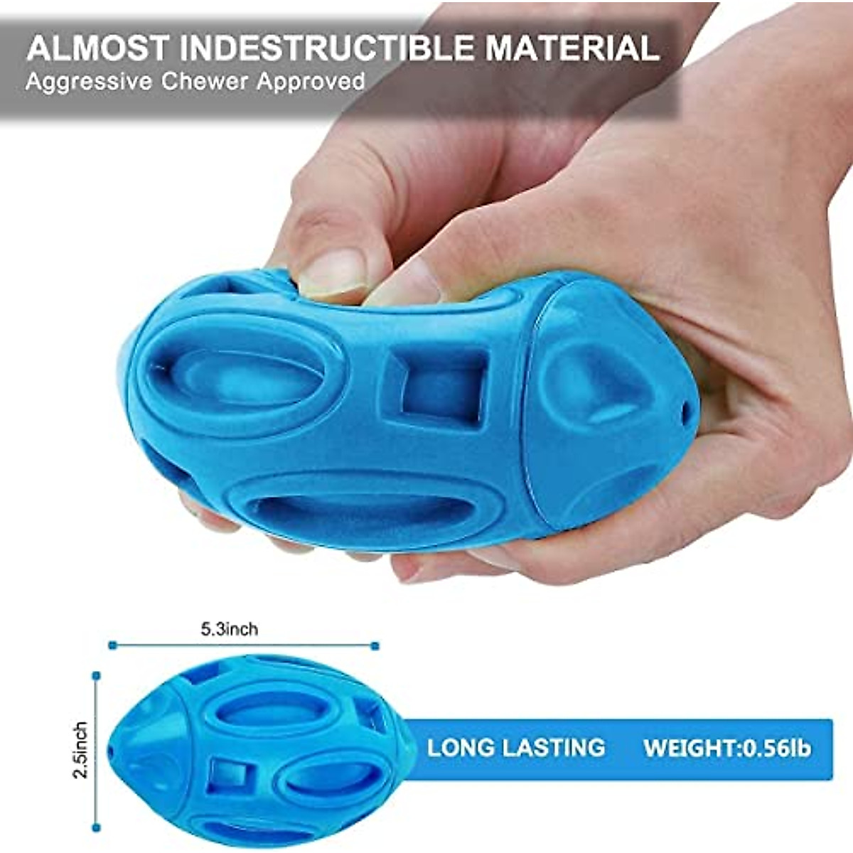 WAPYPAW Dog Fetch Toy - Fetch Toys for moderately Aggressive chewers Durable & Tough Squeaky Dog Toys Dog Teething Toys Large & Medium Dogs Breed