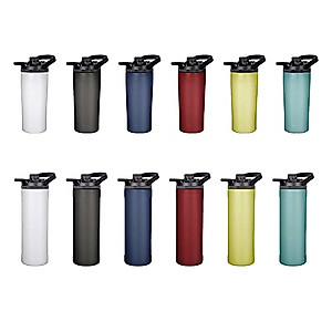 GrowlerWerks uKeg Twist Seltzer Maker & Dispenser – Portable Patented Carbonation System - Vacuum Insulation for Beverages – Includes Carry Handle- Soda Maker for Sparkling Water (Tungsten, 36 oz)