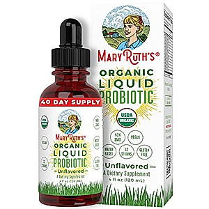 Stress Relief Vita-Beans for Kids & Liquid Probiotics 4oz Bundle by MaryRuth's | Natural Calm, Relaxation, Stress and Mood Support | Digestive Health | Gut Health & Immune Support