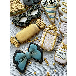 LILIAO Party Mask Cookie Cutter - 4.3 x 2.2 inches - Birthday Biscuit Fondant Sandwich Bread Mold Cutters - Stainless Steel - by Janka