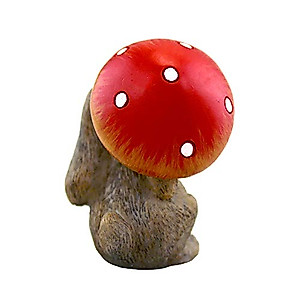 NW Wholesaler 1.5 Inch Miniature Bunny Rabbit Fairy Garden Figurine - Supplies, Furniture, Tools, Animals and Accessories for Fairy Gardens